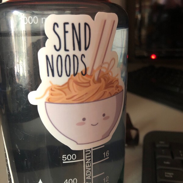 Send Noods Sticker, Quote Sticker, Vinyl Sticker, Laptop Sticker ...