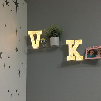 Large Pink Glitter Lowercase Letter h Wall Decor - Etsy