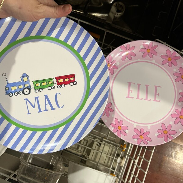 Birthday Plate Personalized Kids Plate Boy Girl Birthday Baby Gift Idea ...