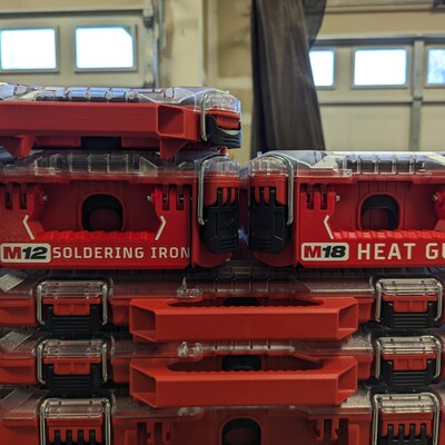 Jonah Pope M18 Router Compact Toolbox Insert-milwaukee Packout Toolbox ...