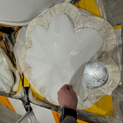 Handmade Bone Inlay Round Mirror Frame With Complementary Mirror for ...