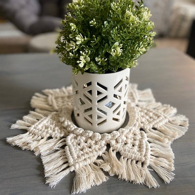 Macrame Planter Cover Macrame Plant Macrame Pot Cover - Etsy