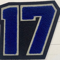 3 Chenille Varsity Numbers - Etsy