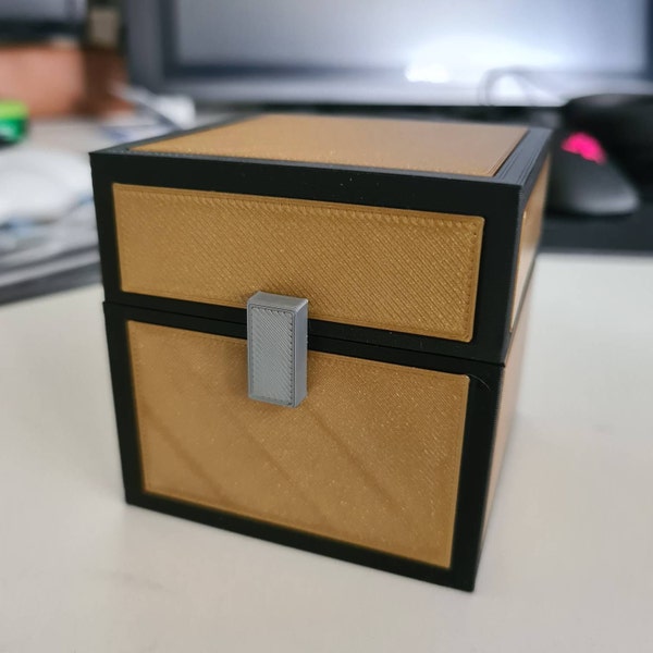 Minecraft Chest Money Bank | 3D Print Piggy Bank, Unique Penny Bank ...