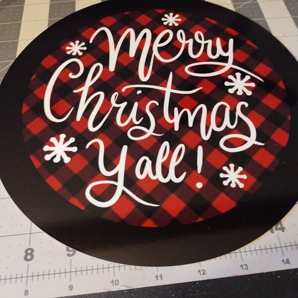 Vinyl Decal Wreath Decal Wreath Attachment Wreath Supplies Craft ...