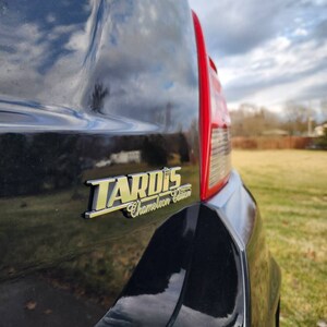TARDIS Chameleon Edition Dr Who Car Emblem Chrome Plastic Not a Decal ...