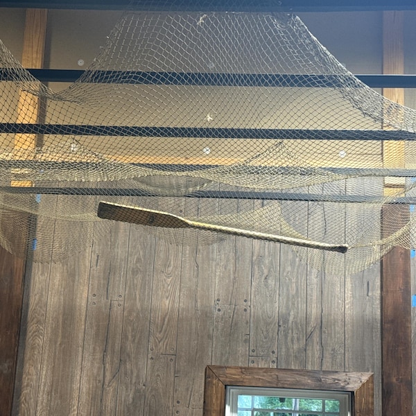 Authentic Used Fishing Net - Old Vintage Fish Netting - Commercial ...