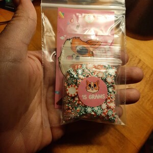 Clay Fruit Loop Sprinkles Fake Rainbow Sprinkles for Slime or Resin ...