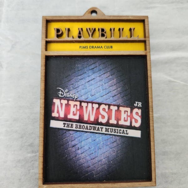 Playbill Inspired Broadway Ornament - Etsy