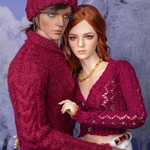 Bjd Clothes Wool Cardigan for Fid Iplehouse Man Sartoriaj Msd - Etsy