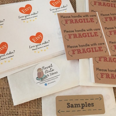 Please Leave a Review Mail Stickers 50 1.5 Circular - Etsy