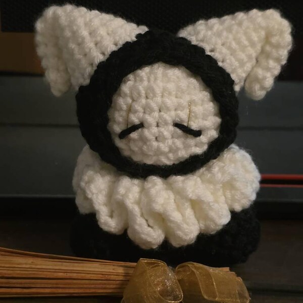 Handmade Mini Pink and Magenta Crochet Jester Plushie – Whimsical ...
