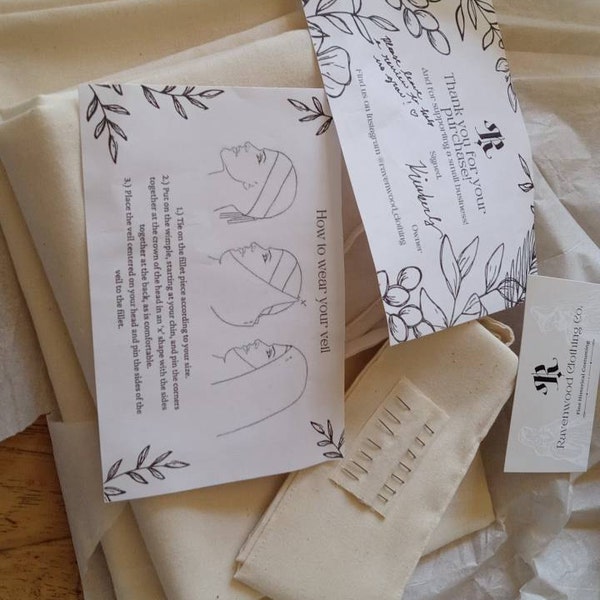 White Medieval Veil and Wimple Set for Reenactment and Costume - Etsy