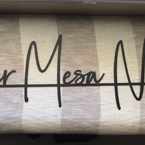 Custom Backyard Sign Personalized Yarn Sign Garden Sign - Etsy Canada