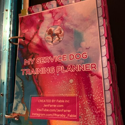 Service Dog Training Planner Socialization, Tasks,public Access ...