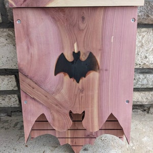 Bat Box, Large Aromatic Cedar Bat Box, Bat House, Bat Nest, Bat ...