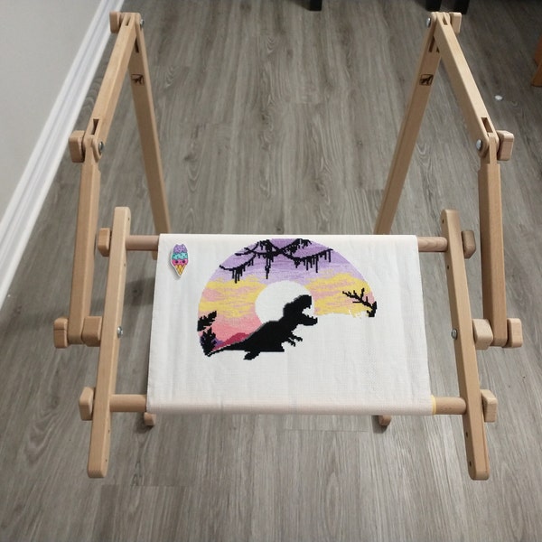 Needlework Floor-standing Type Stand With Adjustable Frame Made of ...