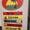 Handmade Wood Caribbean Paradise Jamaica Directional Arrow Custom ...