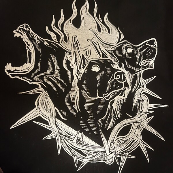 Cerberus Backpatch - Etsy