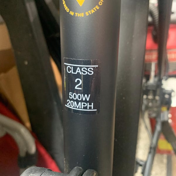 E-bike Class 1, 2 and 3 Sticker / Decal Clear - Etsy
