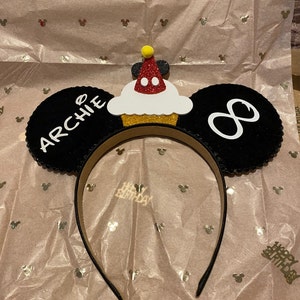 The Ice Queen Handmade Mouse Ears Headband - Etsy