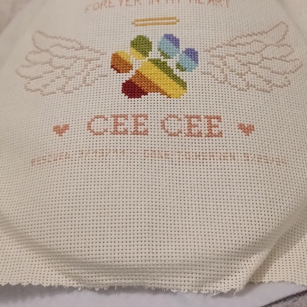 Dogs Leave Paw Prints on Our Hearts Cross Stitch Pattern Pdf, Dog ...