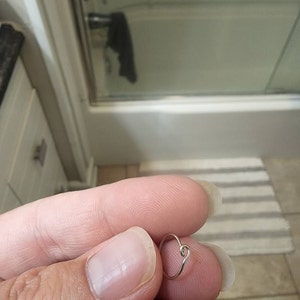 18g Beringed Custom Single Hoop or Nose Ring Primitive | Etsy