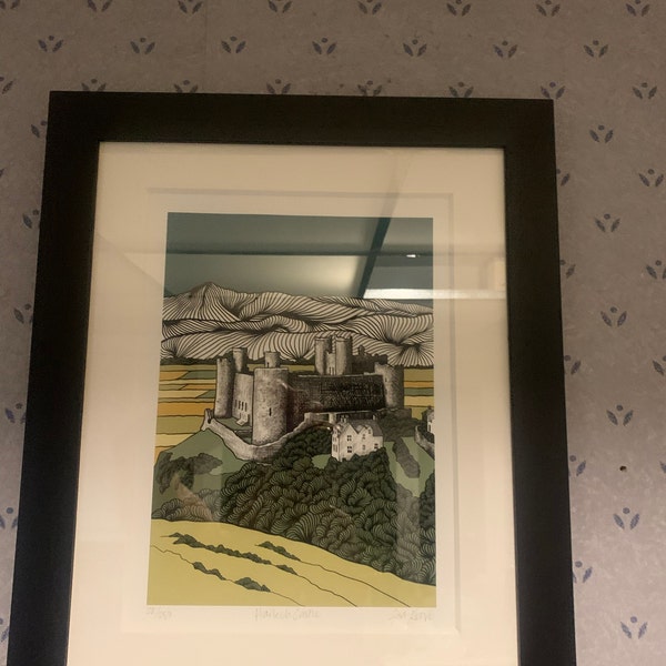 Limited Edition Print of an Original Line Drawing of Swallow Falls ...