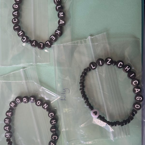 Initial Bracelet, Couple Bracelet, Lover Bracelet Custom Bracelet ...