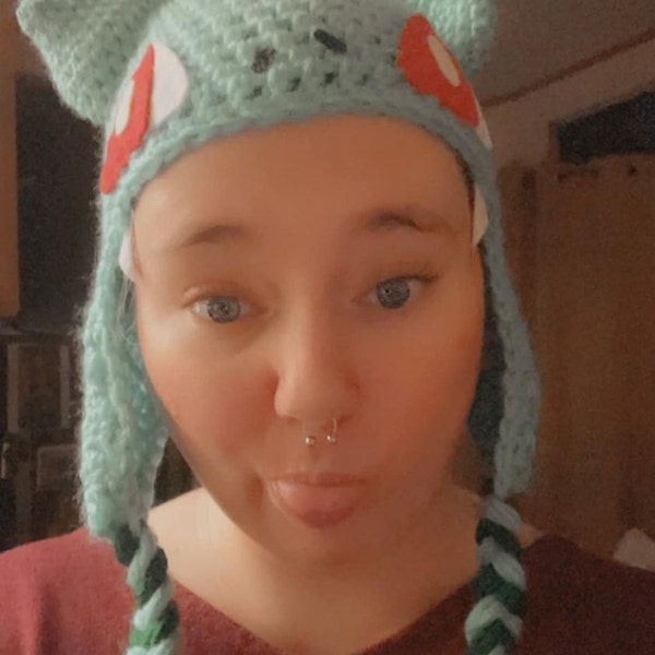 Crochet Bulbasaur Beanie/hat - Etsy