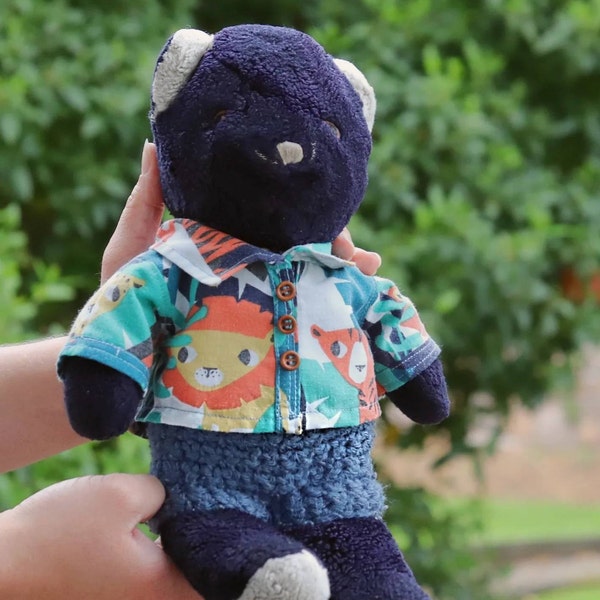 TEDDY BEAR SHIRT Pdf Pattern Fits 15-18 Inch Teddy Bears Such as Build ...