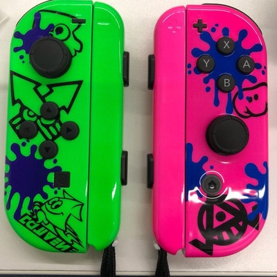 Custom Splatoon 2 Ink Themed Nintendo Switch Joy-con Joycon Controllers ...
