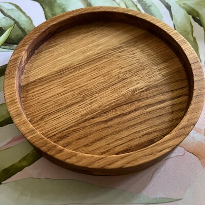 Oak Wood Tray, 9 X 18 Cm. Wooden Desk Tray for Jewelry, Keys, Watch ...