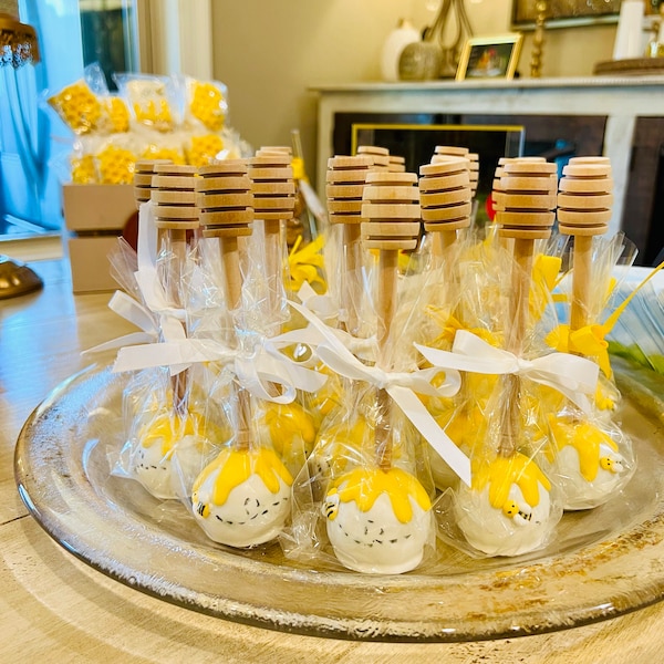 18 Winnie the Pooh Honey Bee Cake Pops With Honey Stick (please Read Full Description) - Etsy