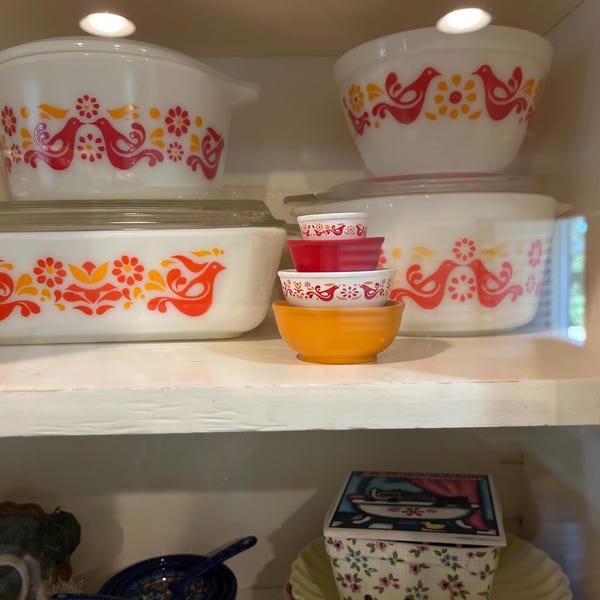 Miniature Pyrex Mixing Bowls Set – Mini Pyrex Replica – Stackable Pyrex ...