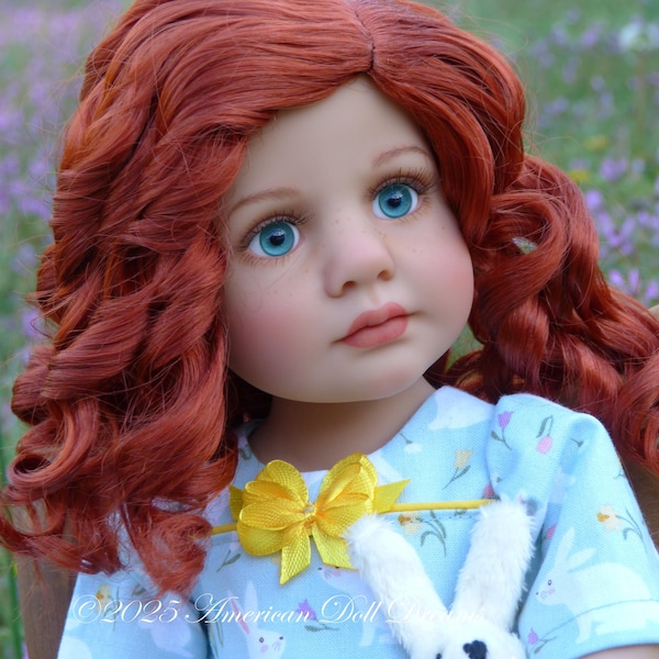 Zazou Dolls Custom Wig 1/6 Scale for Fashion Doll Head Size 3-4" BJD ...