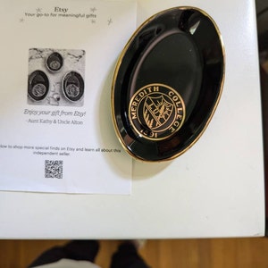Meredith College Ring Dish - Large - Etsy