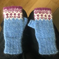 PDF PATTERN - Wood Folk Fingerless Mittens S / L Sizes - Etsy Canada