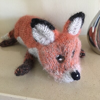 Fox Cub Knitting Pattern - Etsy