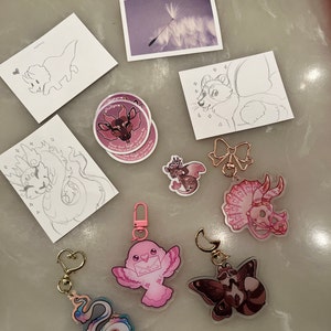 Starflight Wings of Fire Wof Double Sided Acrylic Charm Keychain Dragon ...