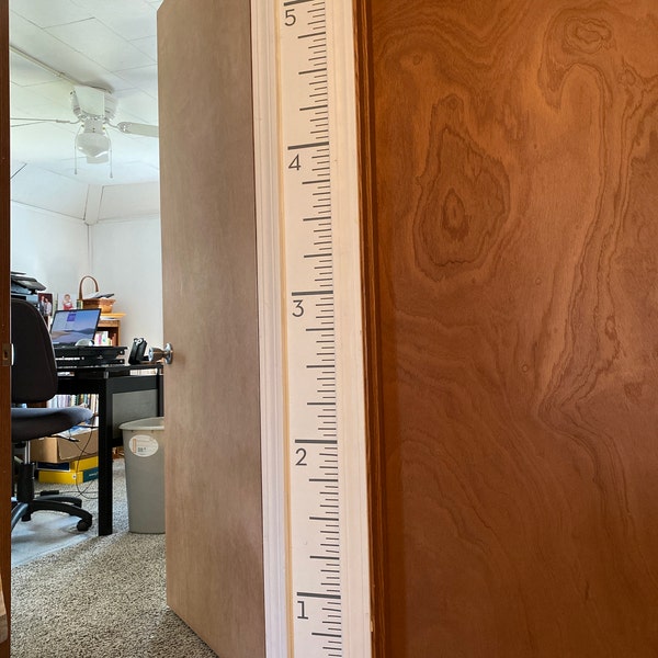 Growth Chart Ruler Decal - Children's Vinyl Wall Decal - Etsy