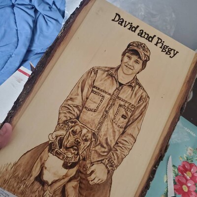 Personalized Family Tree Pyrography Plaque Custom Wood Burning Art - Etsy