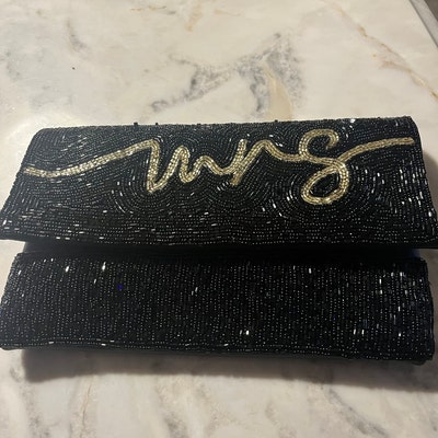 Mrs Purse, Bridal Clutch, Bride Gift, Bridal Shower Gift for Bride to ...