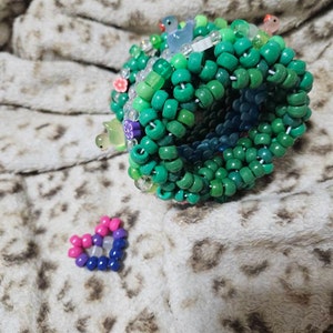 Mario Kart Inspired Huge CUSTOM 3D Rotating Kandi Cuff Bracelets With ...