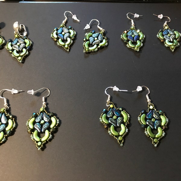 Easy Beaded Ornament Dripping With Swarovski Bicones or Czech Fire ...