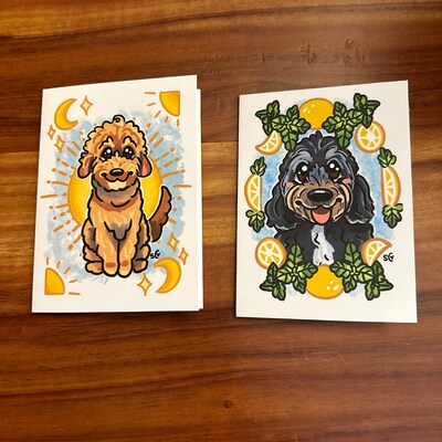 Custom Handmade Dog Card From Your Photo - Etsy