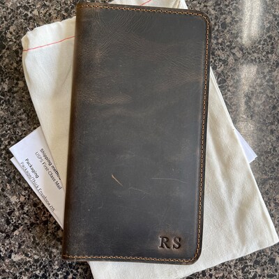 Slim Checkbook Cover. Personalized Checkbook Wallet. Checkbook Holder ...