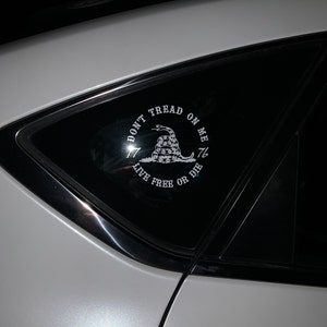 Don't Tread on Me Live Free or Die 1776 Gadsden Snake Flag Car Truck ...