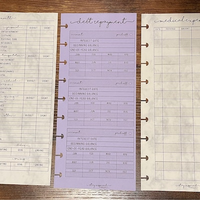 PRINTABLE CLASSIC Happy Planner Reading Log Happy Planner Insert Skinny ...