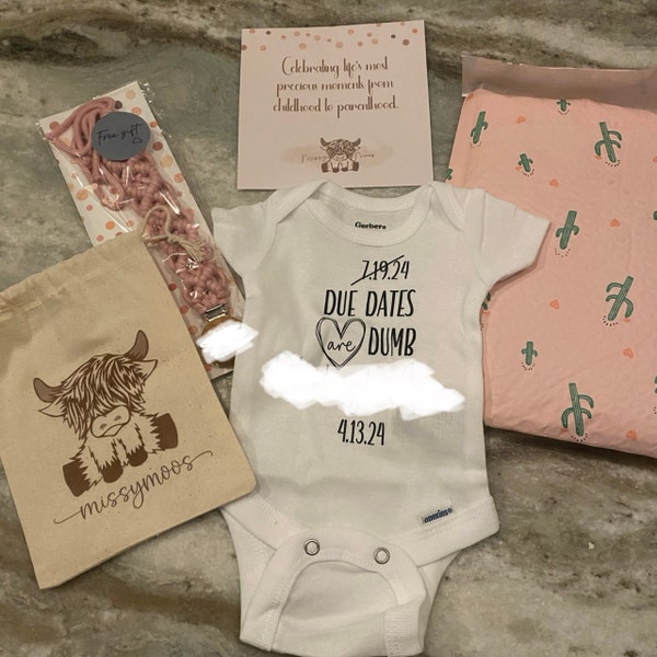 Due Dates Are Dumb Onesie®, NICU Baby Outfit, Preemie Baby Clothes ... Due Dates Are Dumb Onesie®, NICU Baby Outfit, Preemie Baby Clothes ...